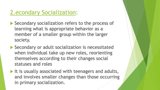 Socialization topic and its types with examples | PPTX | Secondary ...