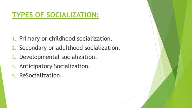 Socialization topic and its types with examples | PPTX | Secondary ...