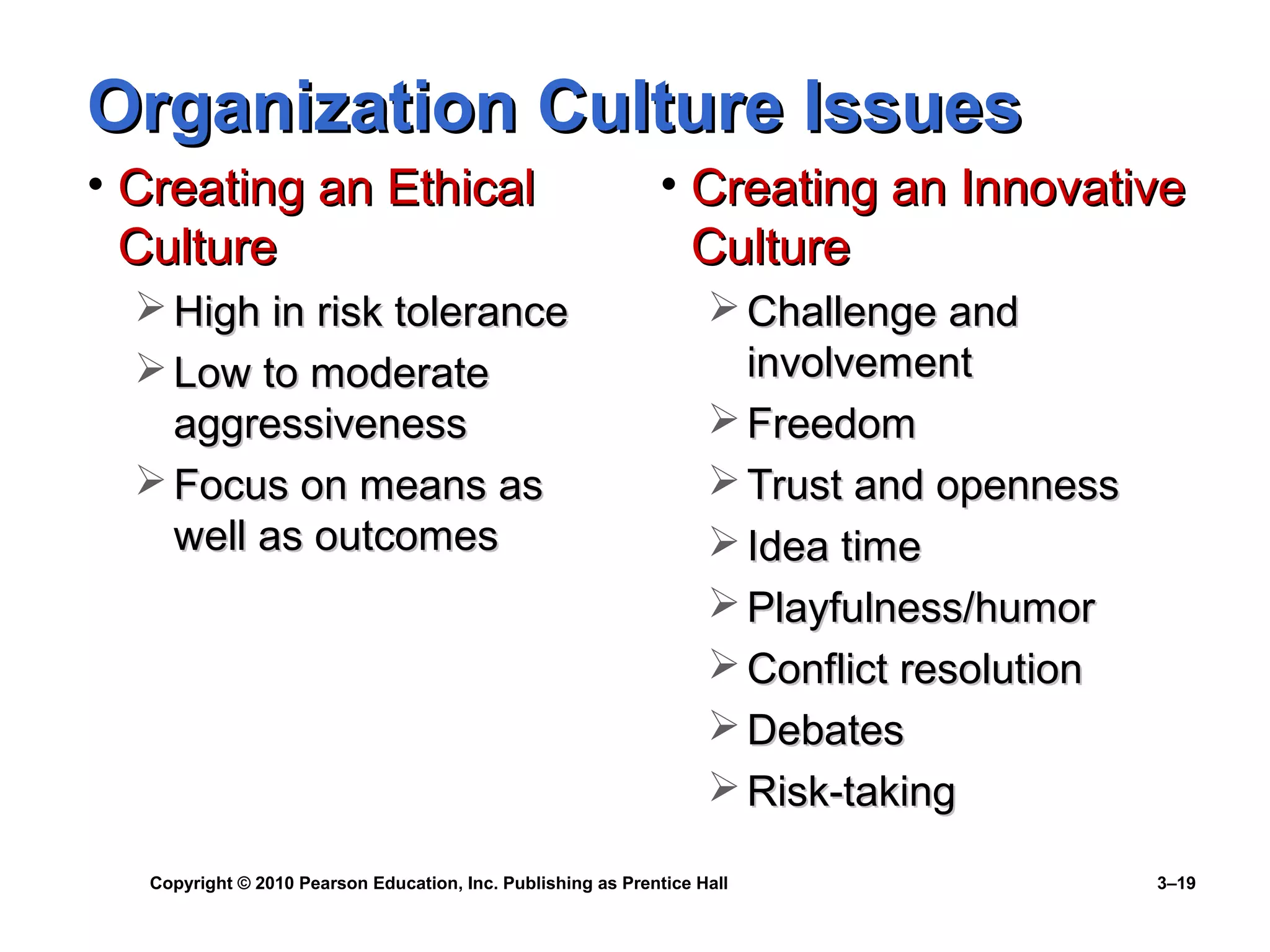 Ch no 3 Organizational Culture and Environment | PPT