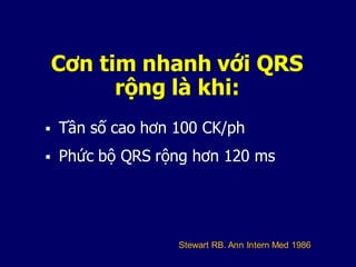 Chẩn đoán cơn tim nhanh với phức bộ qrs rộng | PDF