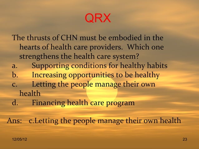 Chn ppt 2011 part 1 | PPT | Diseases and Conditions | Medical Health