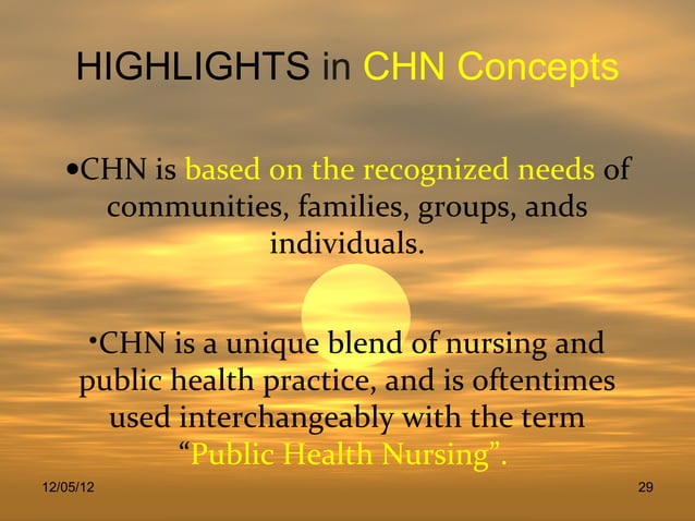 Chn ppt 2011 part 1 | PPT | Diseases and Conditions | Medical Health