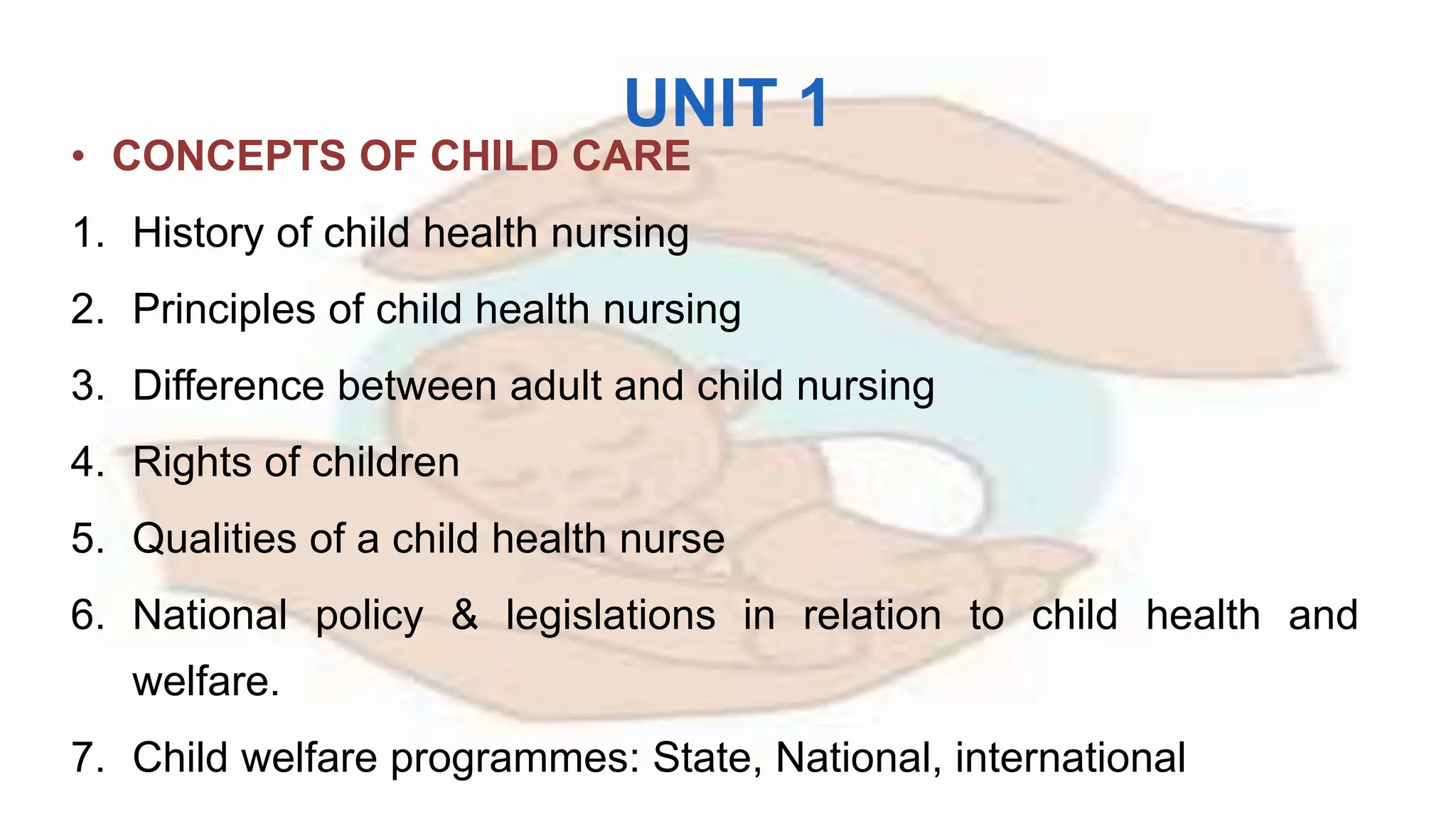 CHN unit 1 modern concepts , introduction | PPTX