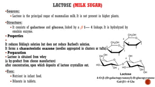 Carbohydrates-3 (Oligosaccharides) | PDF