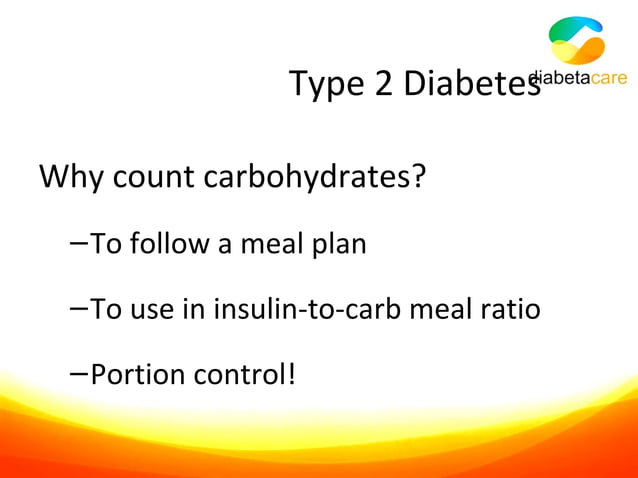 CHO COUNTING | PPT | Diabetes | Diseases and Conditions
