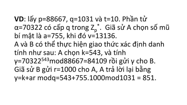 Chứng minh không tiết lộ thông tin | PPT