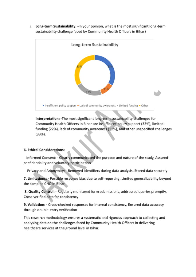 Challenges Faced by Community Health Officers (CHO) in Delivering ...