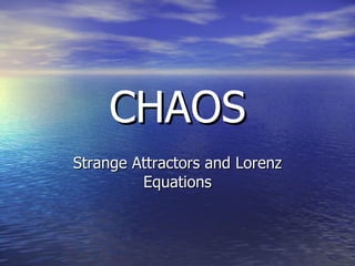 Choas Theory3 | PPT
