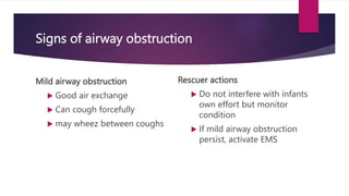 CHOCKING AND RELIEF OF A CHOCKING PATIENTpptx | PPTX