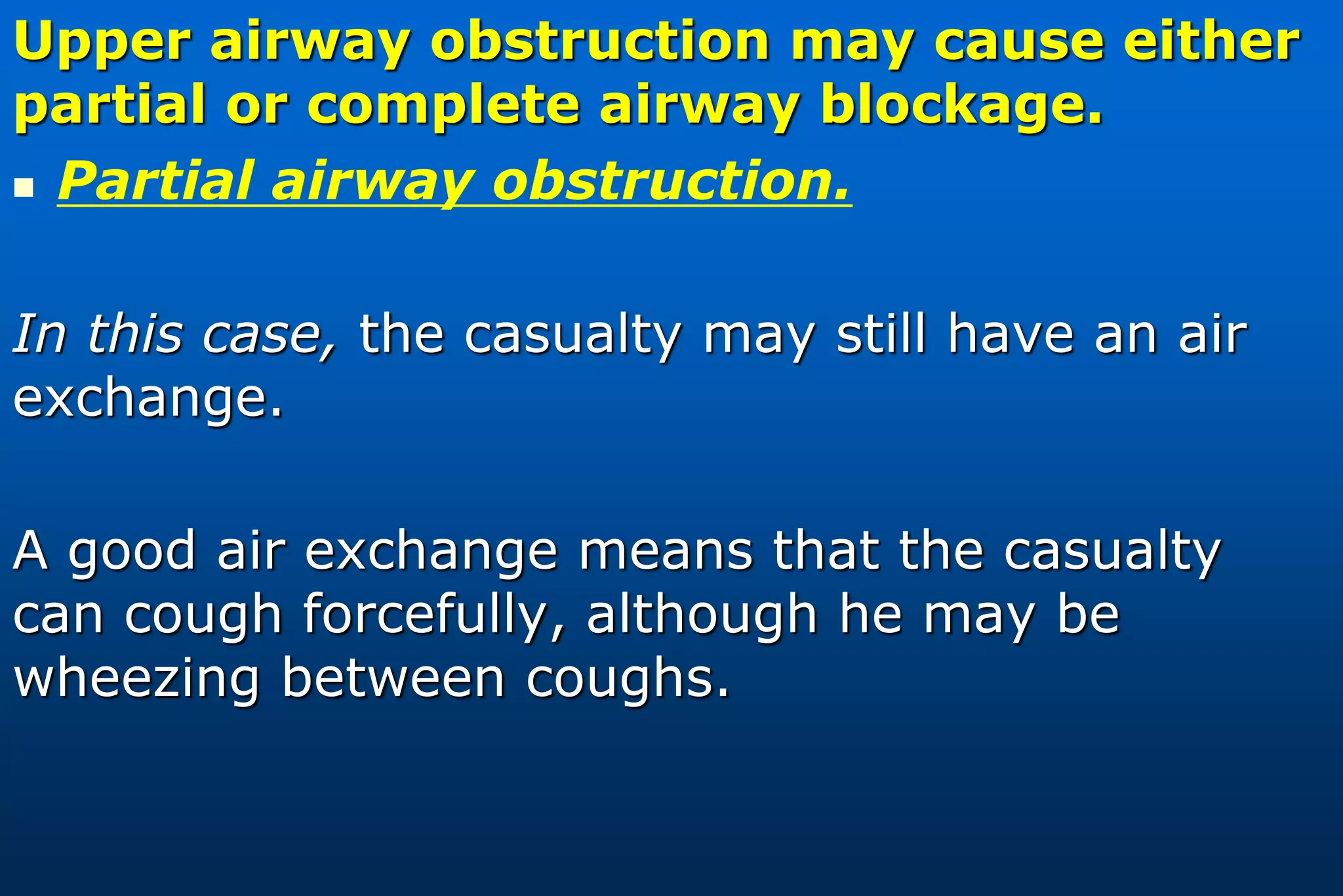 Choking | PPT | First Aid | Injuries