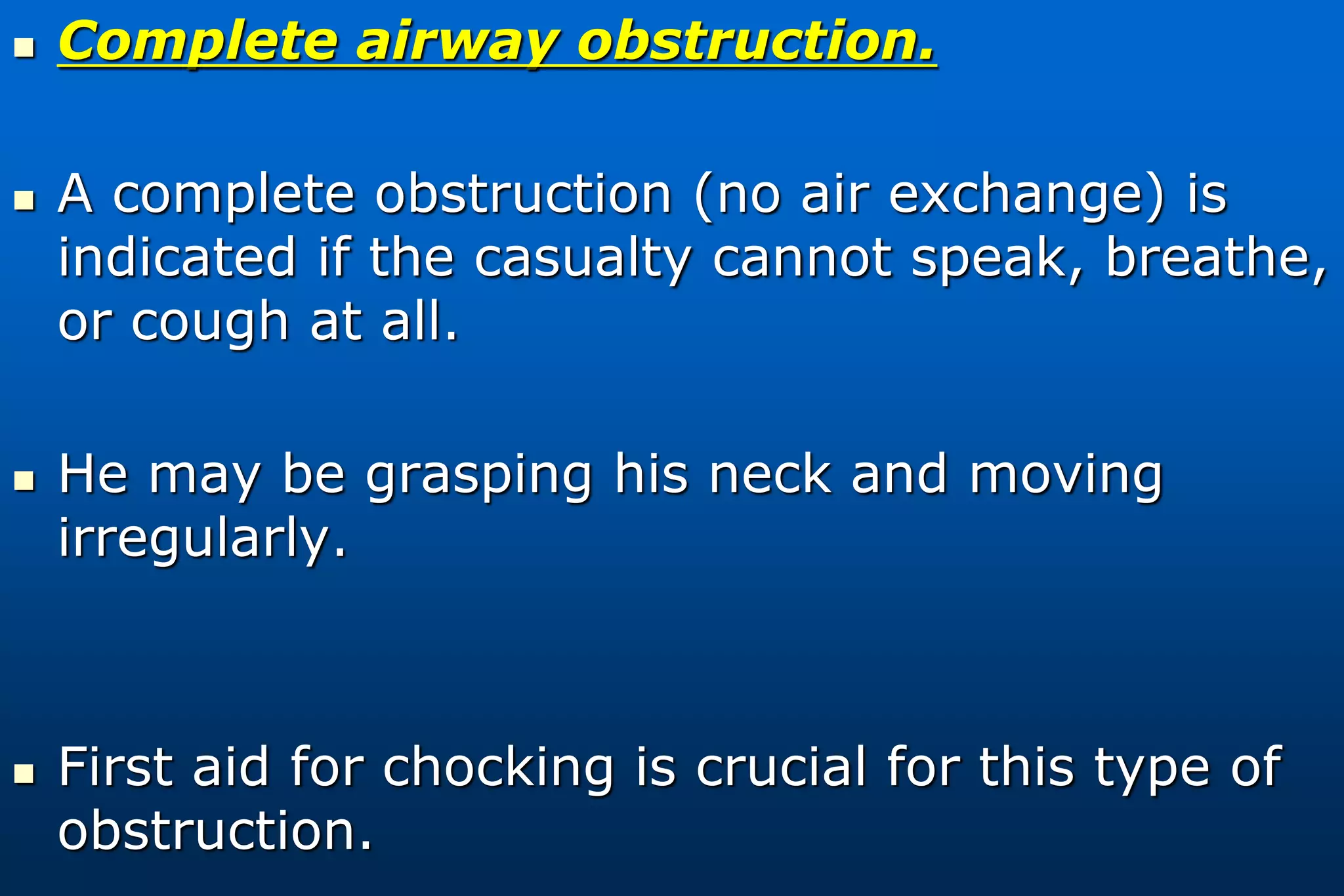 Choking | PPT