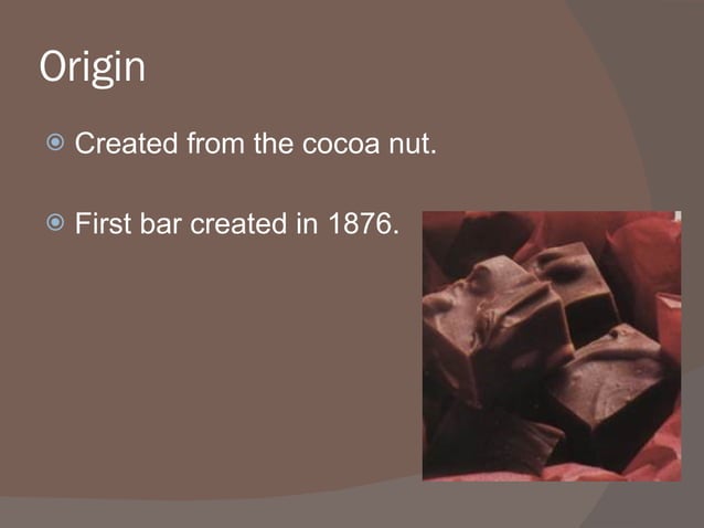 Chocolate | PPT