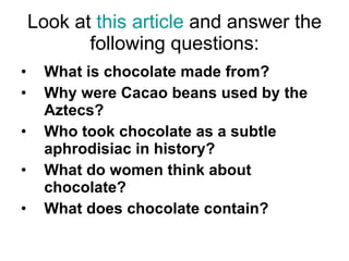 Chocolate | PPT