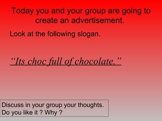 Chocolate bar speaking_listening | PPT