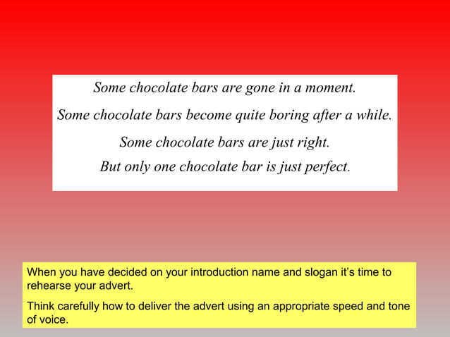 Chocolate bar speaking_listening | PPT