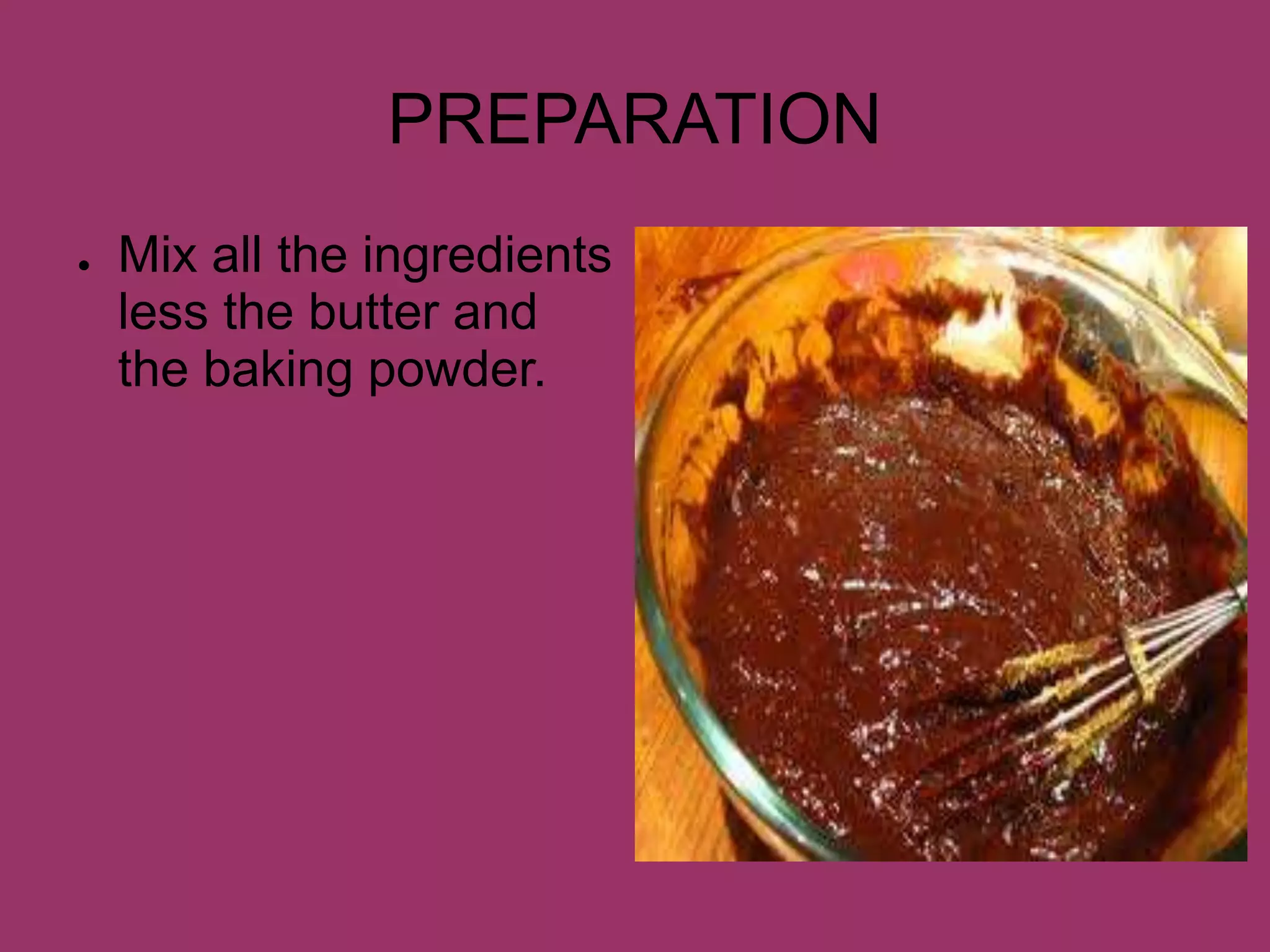 Chocolate cake | PPT