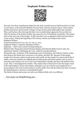 Chocolate Ice Cream Essay | PDF