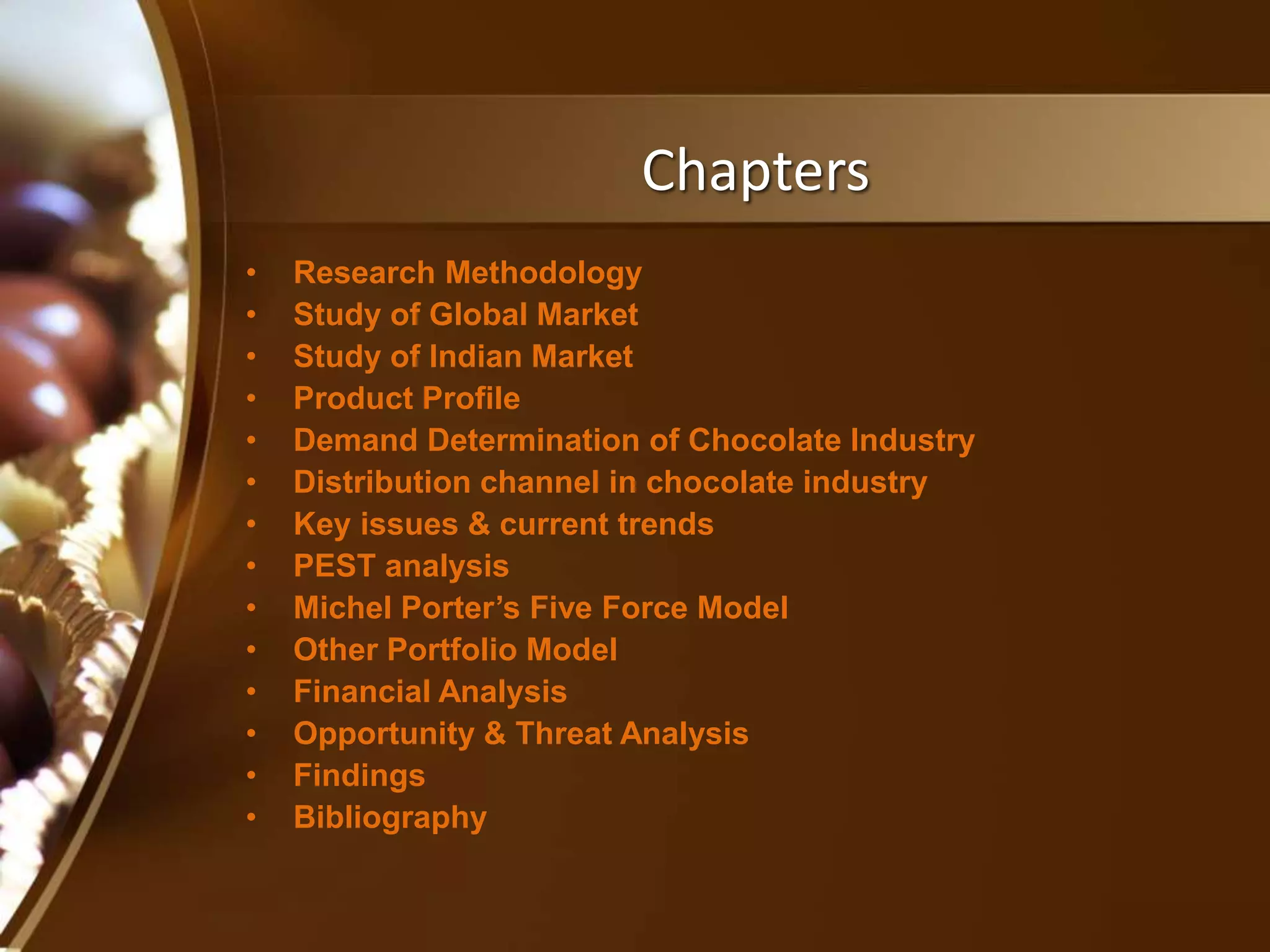 Chocolate industry Presentation | PPTX