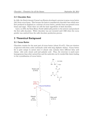 Chocolate experiments for science lessons | PDF