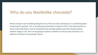 Chocolate survey | PPTX