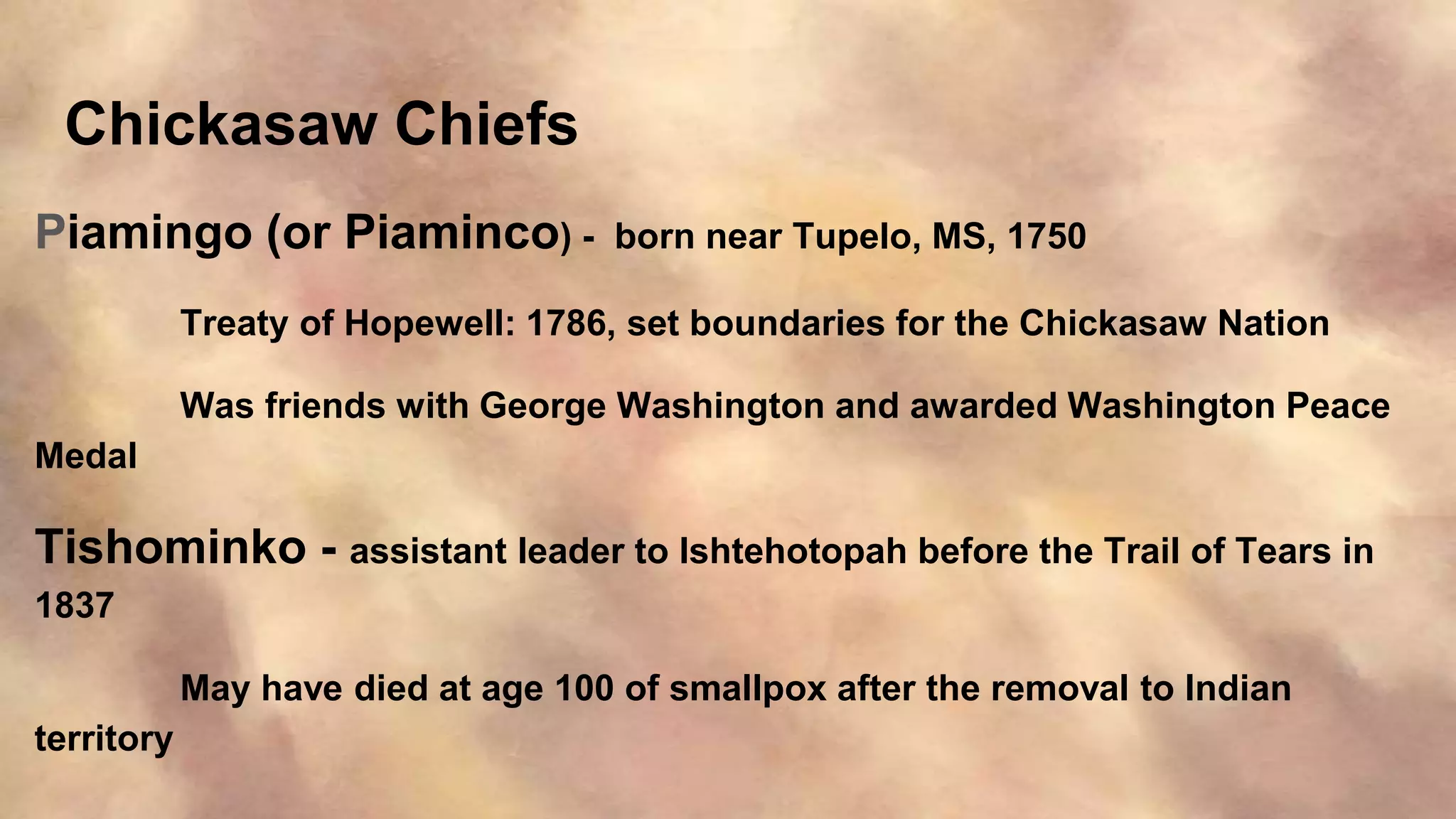 Choctaw indian history | PPTX