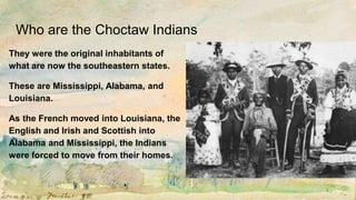 Choctaw indian history | PPTX