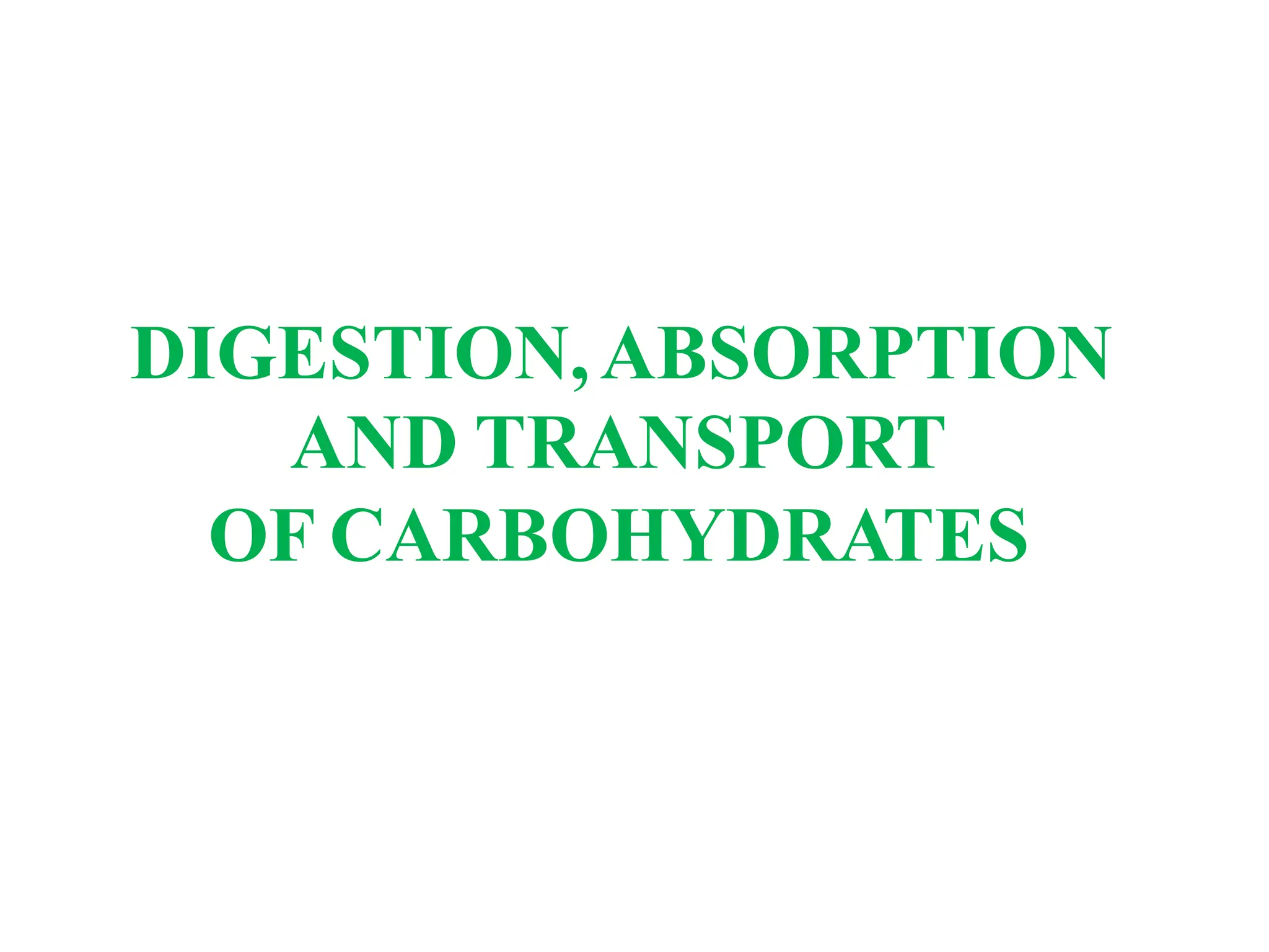 CHO Digestion.pptx assignment for first year | PPTX