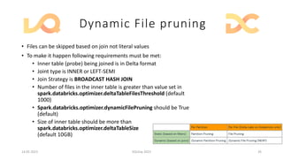 SQLDAY 2023 Chodkowski Adrian Databricks Performance Tuning | PDF