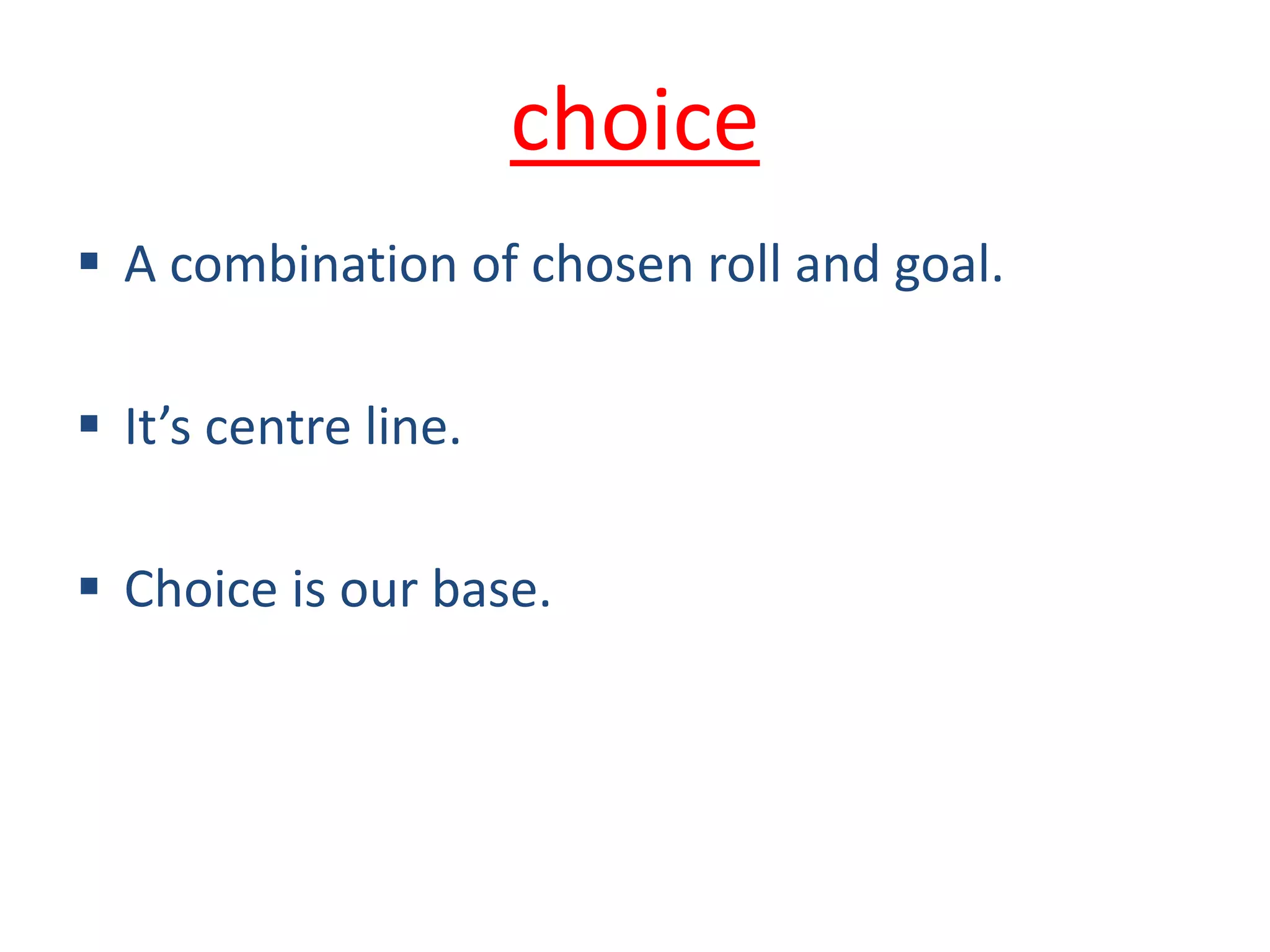 Choice | PPTX