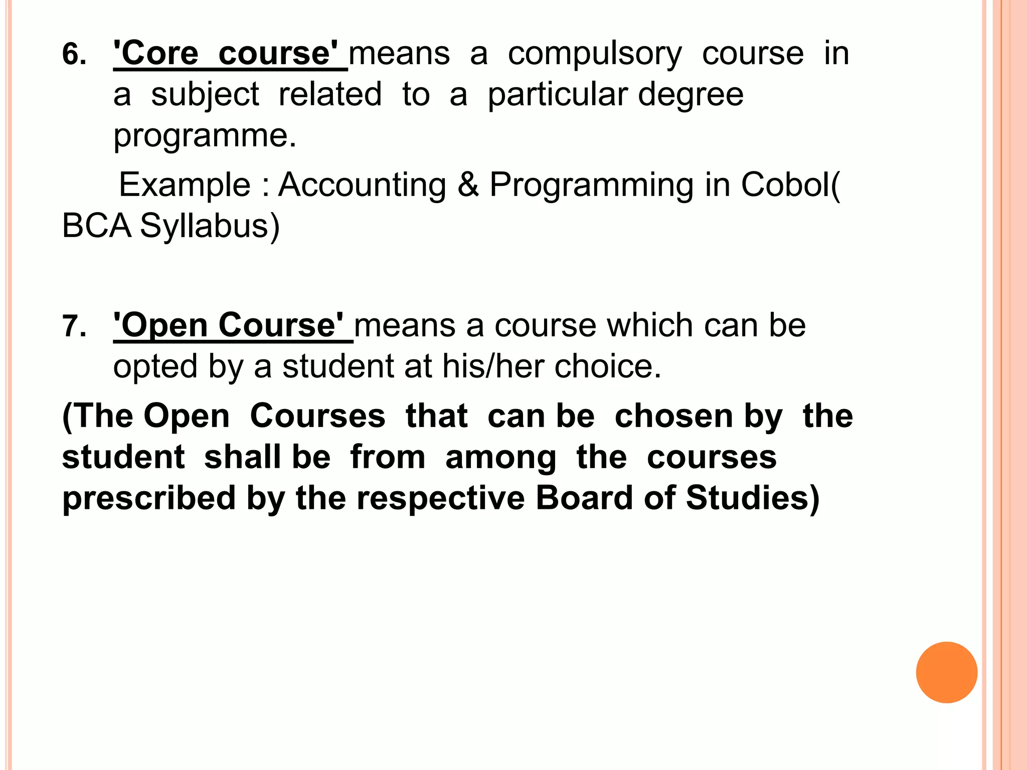 Choice based credit semester system (cbcss) | PPTX