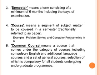 Choice based credit semester system (cbcss) | PPTX