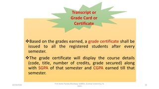 Choice based credit system | PPTX