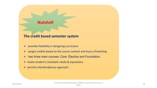 Choice based credit system | PPTX