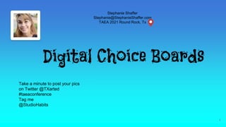 Digital Choice Coards TAEA2021 | PPT