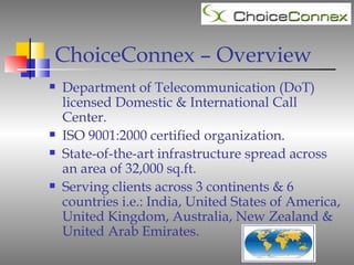 ChoiceConnex - Company Profile | PPS