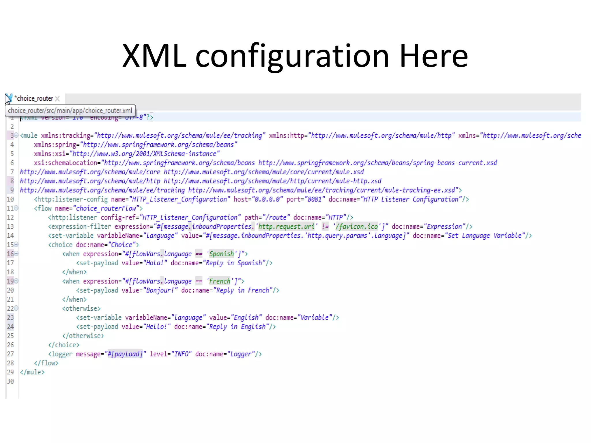 Choice flow control | PPTX