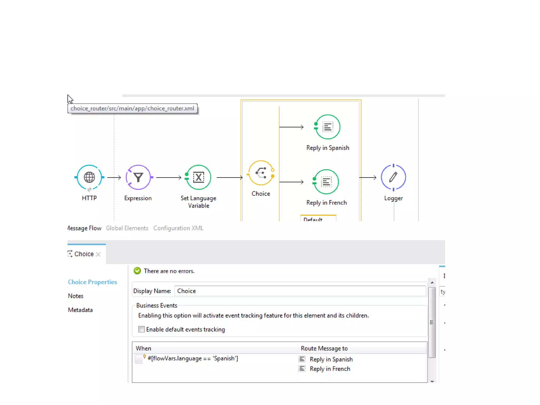 Choice flow control | PPTX