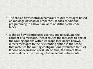 Choice flow control reference | PPTX