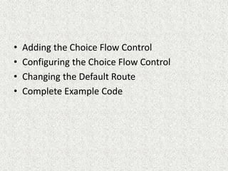 Choice flow control reference | PPTX