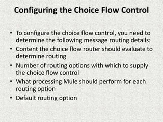 Choice flow control reference | PPTX
