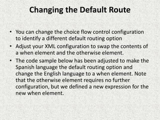 Choice flow control reference | PPTX
