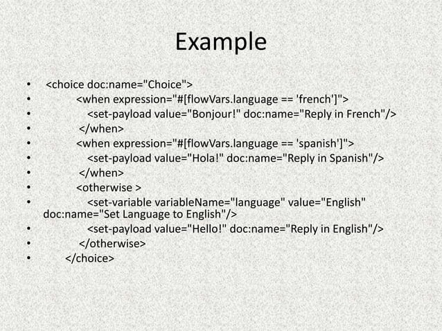 Choice flow control reference | PPTX