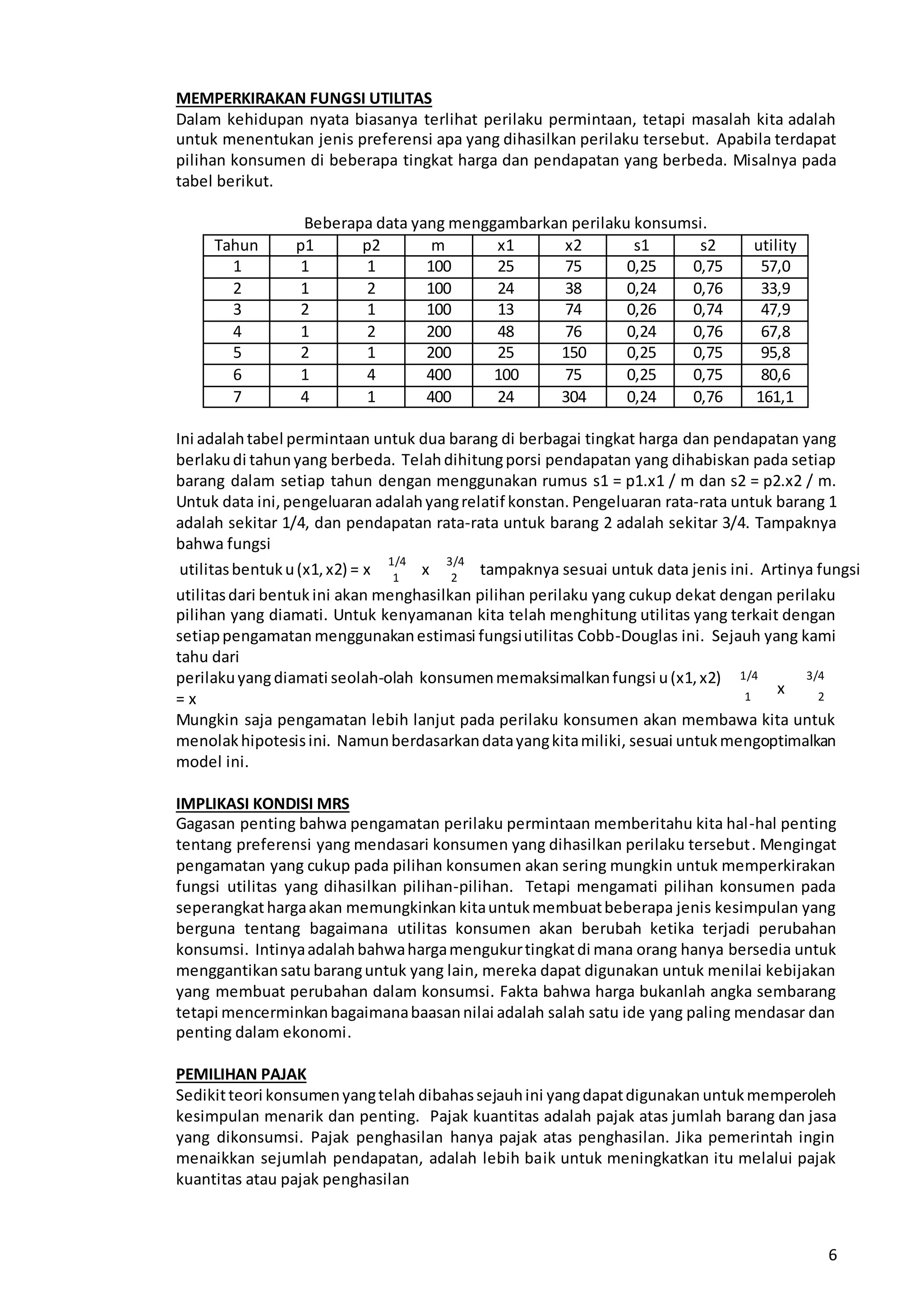 Choice - microeconomics | DOCX