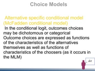 Choice Models | PPT