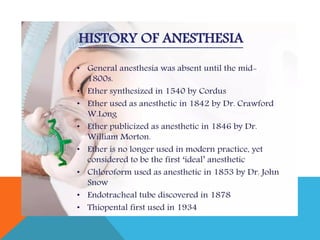 CHOICE OF ANESTHESIA AND TYPES how to do anesthesia.pptx