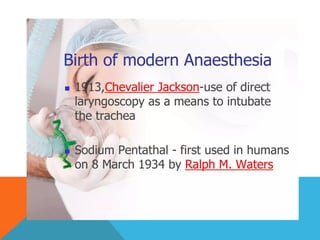 CHOICE OF ANESTHESIA AND TYPES how to do anesthesia.pptx