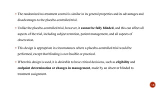 Choice of control group in clinical trials | PPTX
