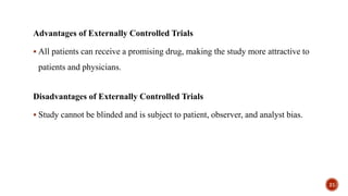 Choice of control group in clinical trials | PPTX
