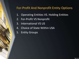 Choice of entity presentation | PPT