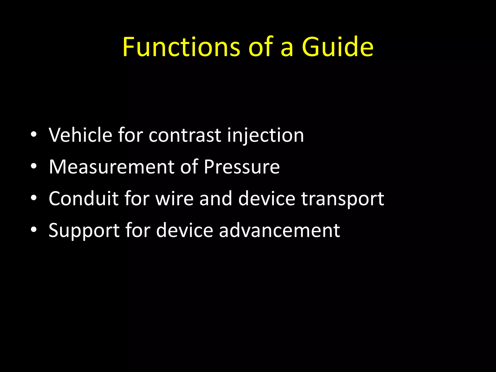 Choice of guiding catheters in PCI | PPTX